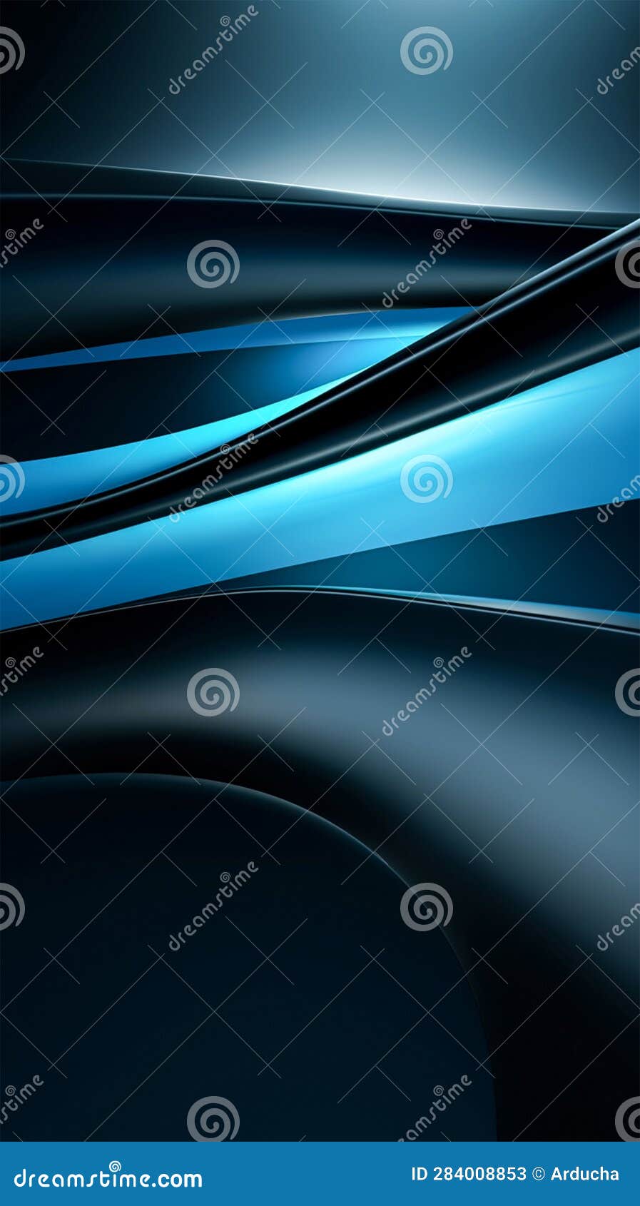 Dark Abstract Design 3d Rendering High Quality Stock Illustration ...