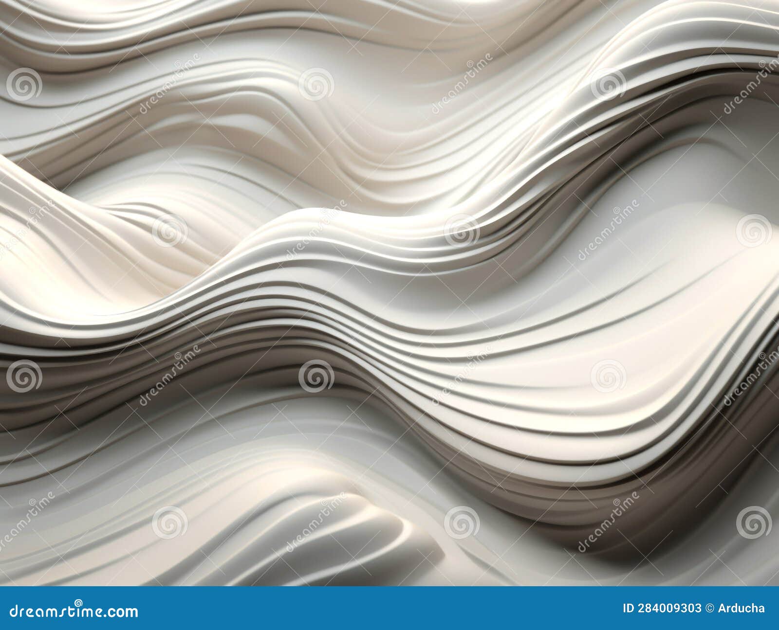 In the Texture of Waves on the Wall with Shadow Stock Illustration ...