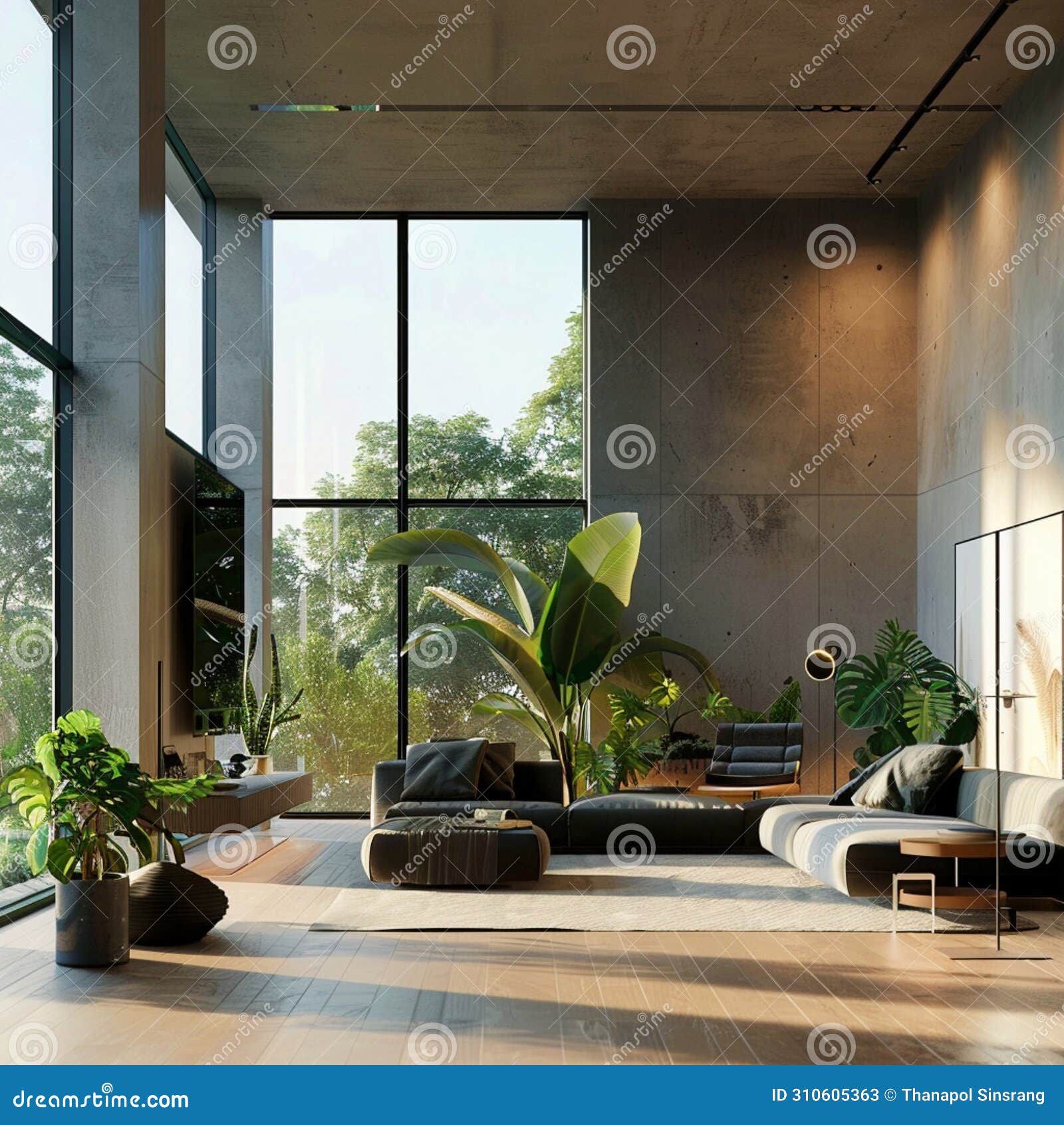 AI Generated Interior Design Stock Illustration - Illustration of ...
