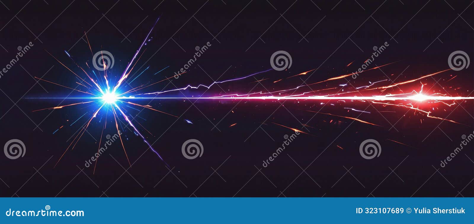 A Laser Beam Effect for a Weapon or Gun in a Game Modern a Magic ...