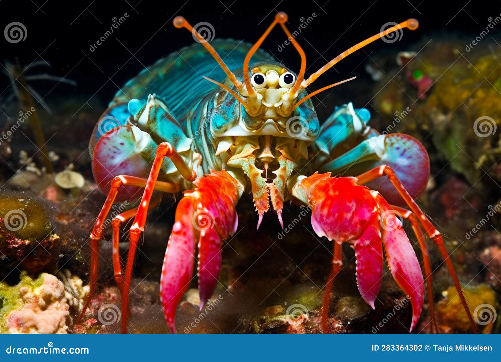 Mantis Shrimp From The Coastal Areas Of The Western Atlantic Ocean In ...