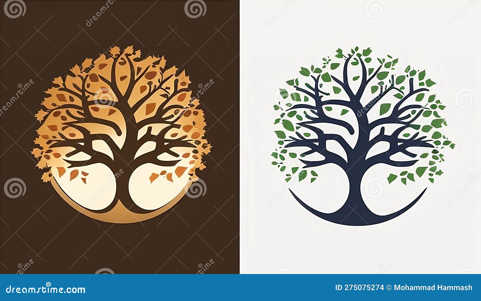 Tree Wheel Logo Design, Made with Generative AI Stock Illustration ...