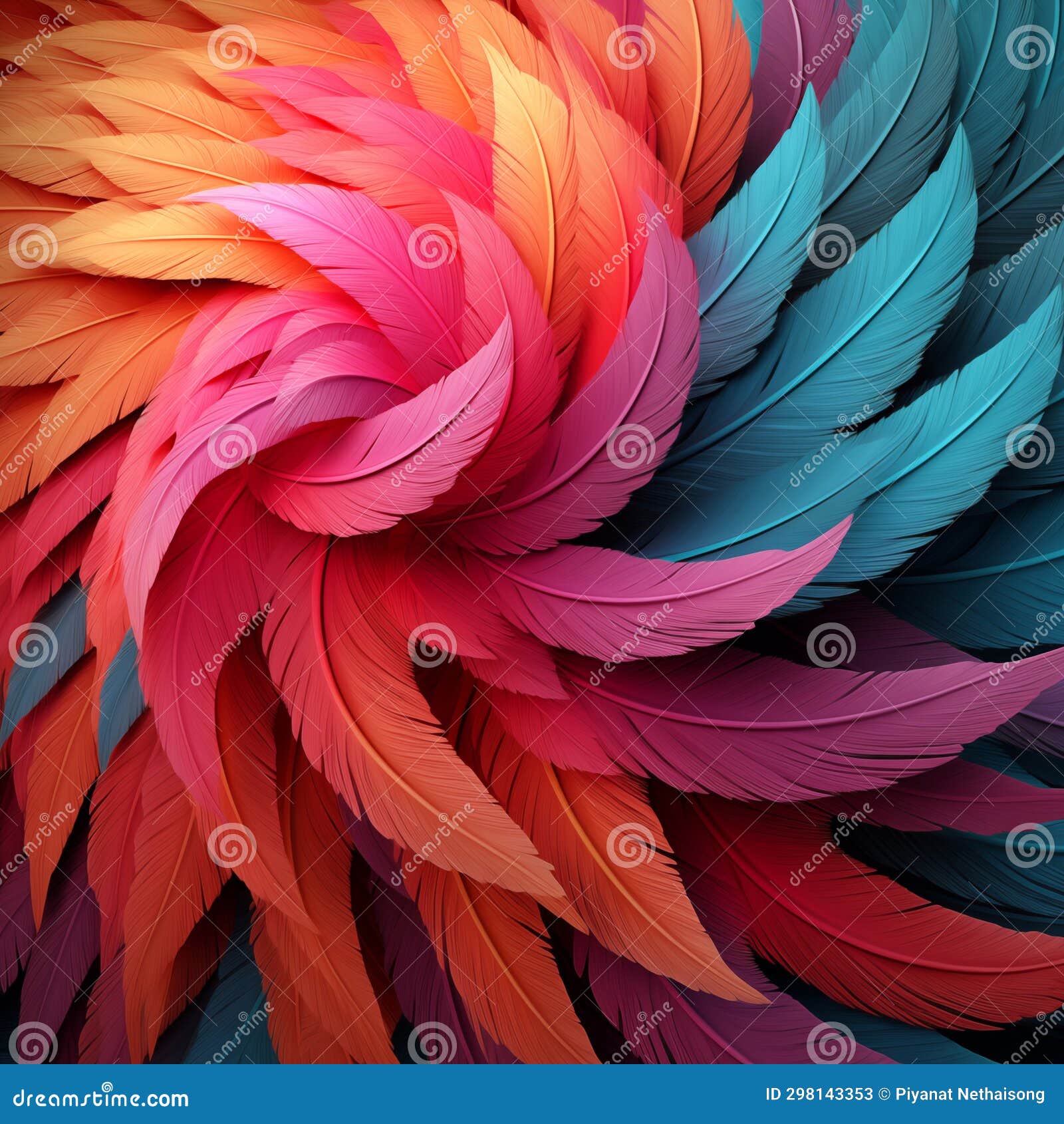 Ai Generated Modern Abstract of Vibrant Texture Background Stock Image ...