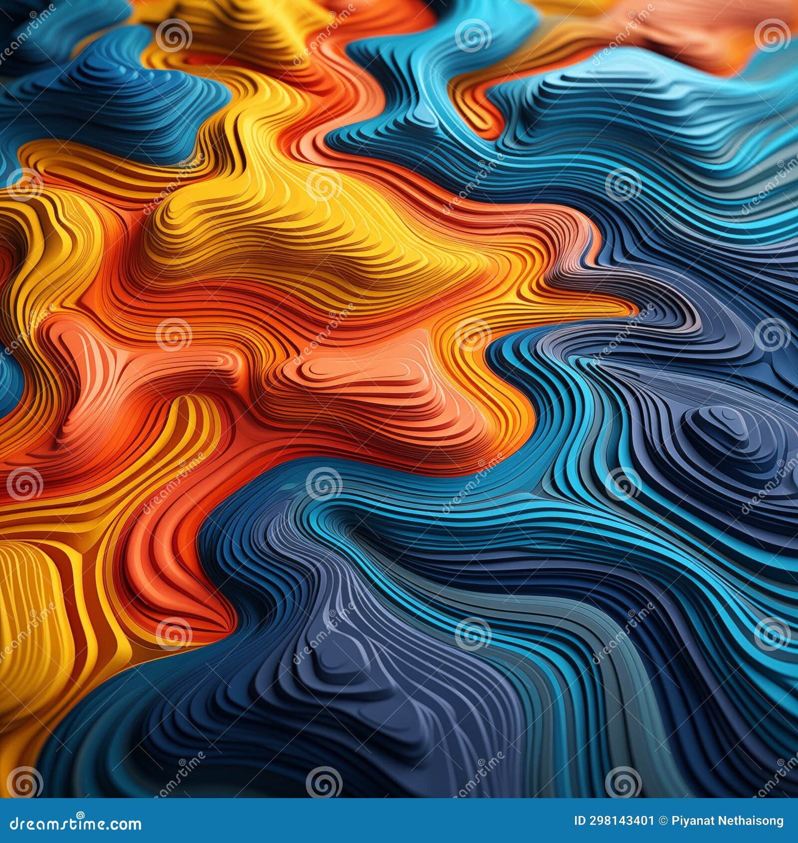 Ai Generated Modern Abstract of Vibrant Texture Background Stock ...