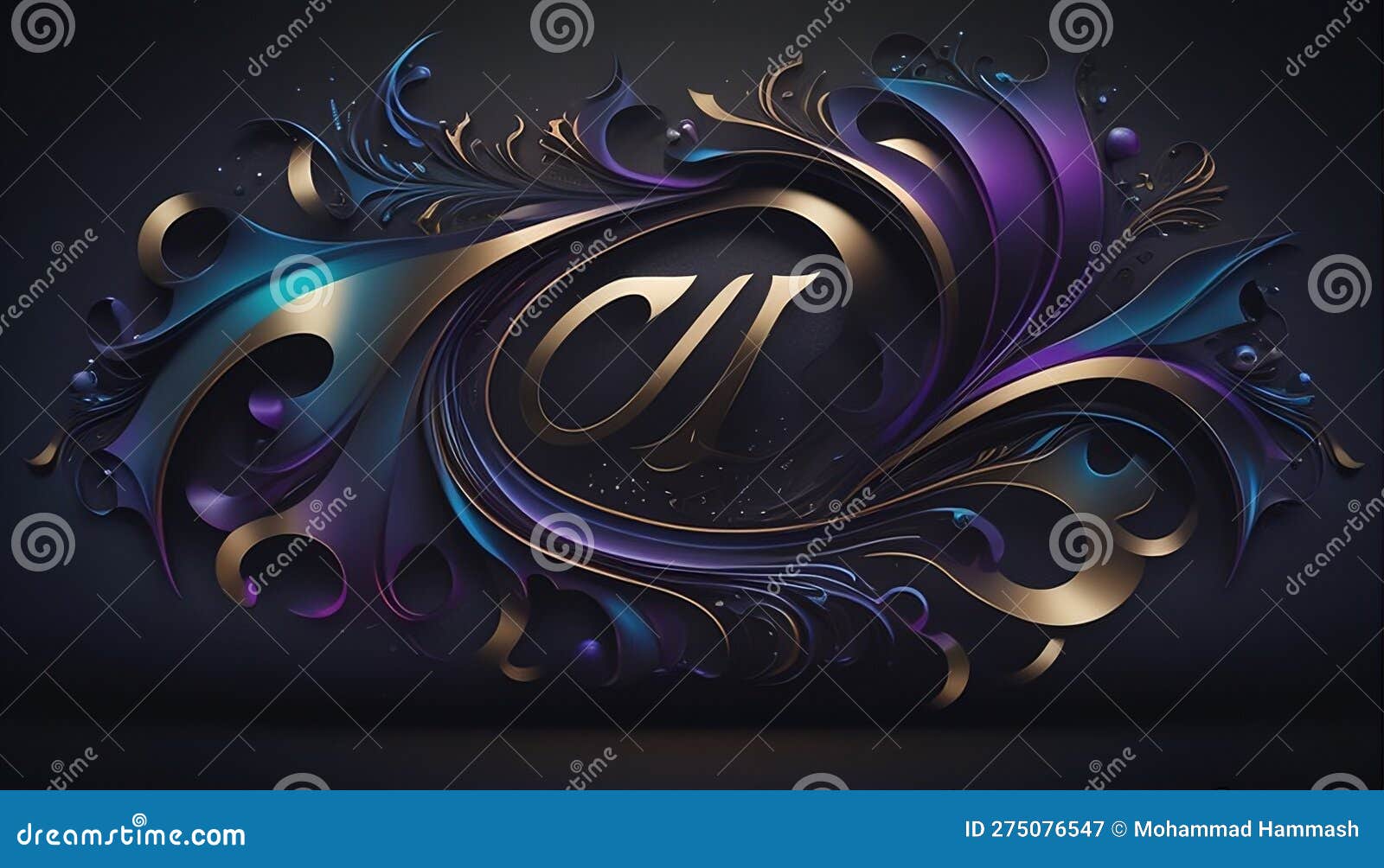 Mysterious Logo with Abstract Design Elements, Made with Generative AI ...