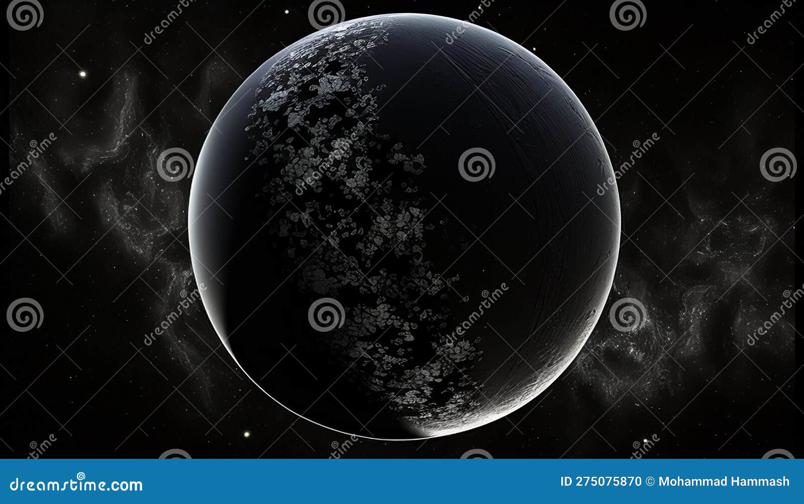 Obsidian Planet - a Mysterious and Alluring World, Made with Generative ...