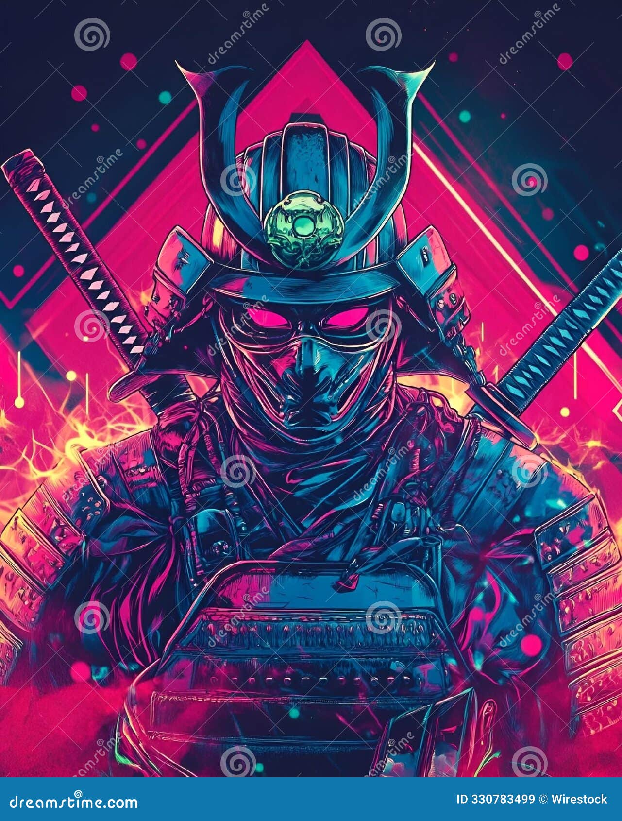 Ninja Sketch High Quality Hyper Realistic Illustrations Stock ...