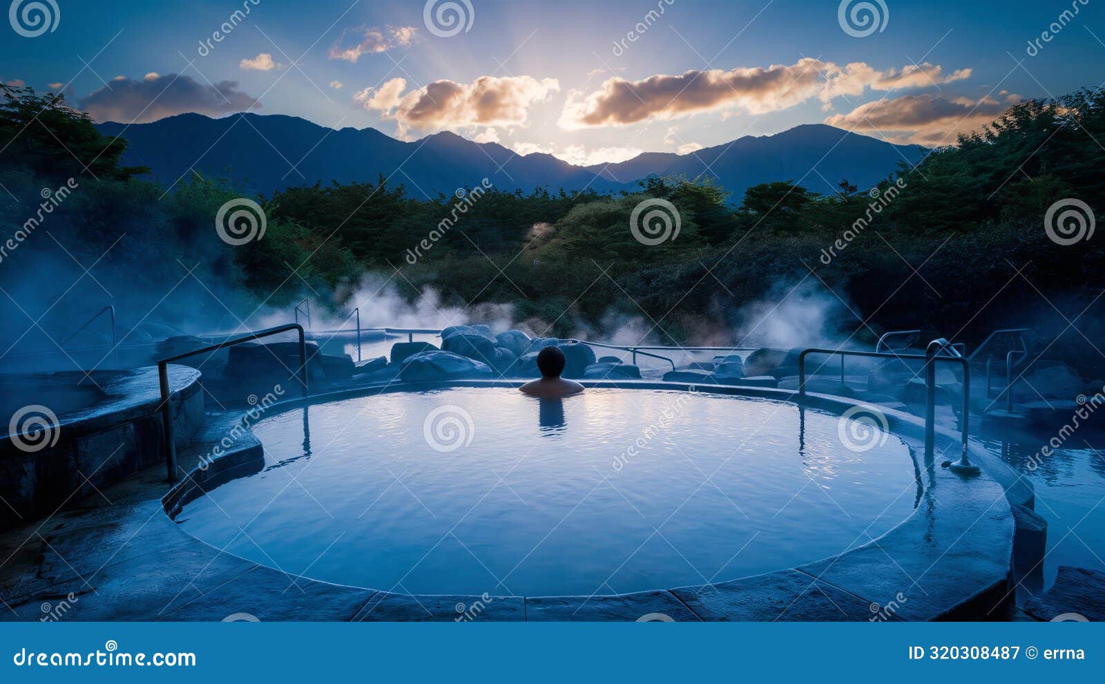 Ai Generated Onsen Traditional Japanese Hot Prings And Culture