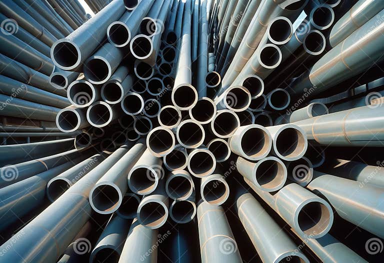 Patterns of Intersecting Pipes in Hyper-Realistic Stock Illustration ...
