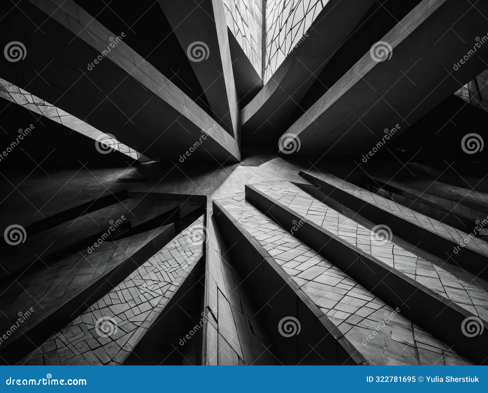 A Photo Capturing the Stark Beauty of a Geometric Design with Sharp ...