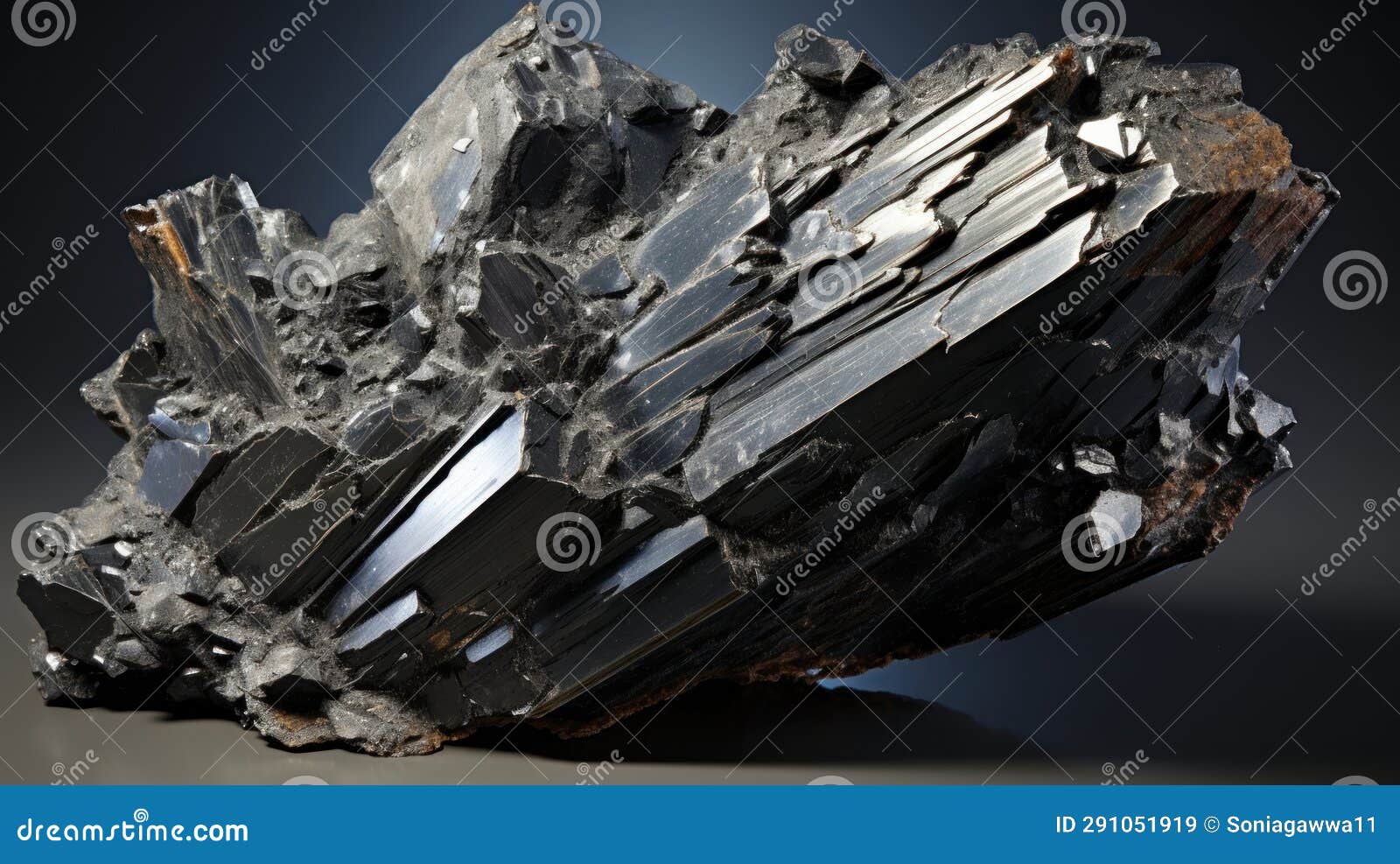 A Photograph Showcasing a Raw and Unprocessed Chunk of Hematite ...