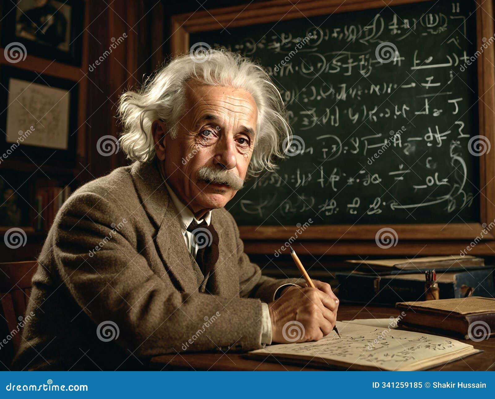 Photorealistic AI Image of Albert Einstein: Iconic Theoretical ...