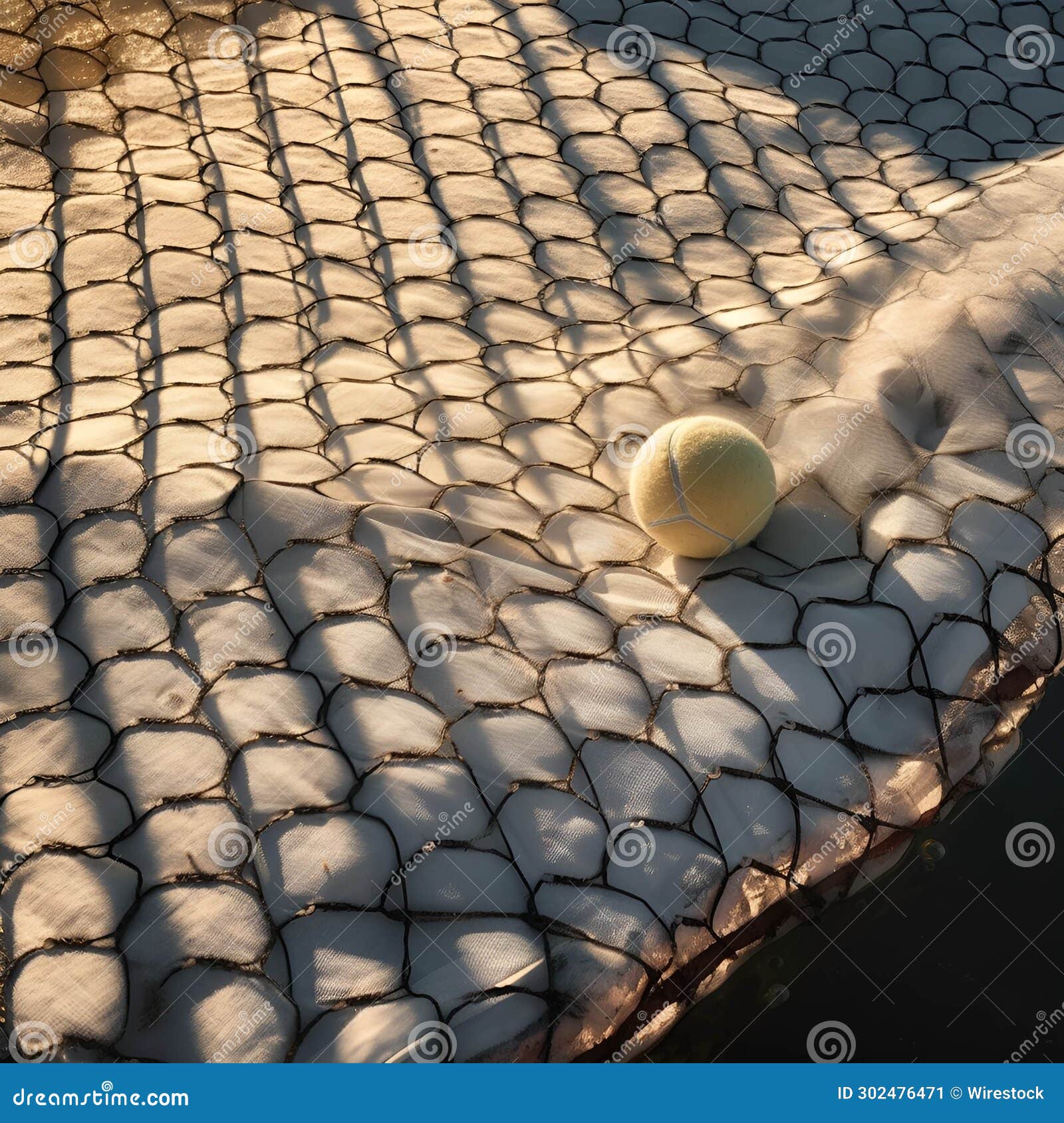 AI Generated Pickleball on Net Stock Illustration - Illustration of ...