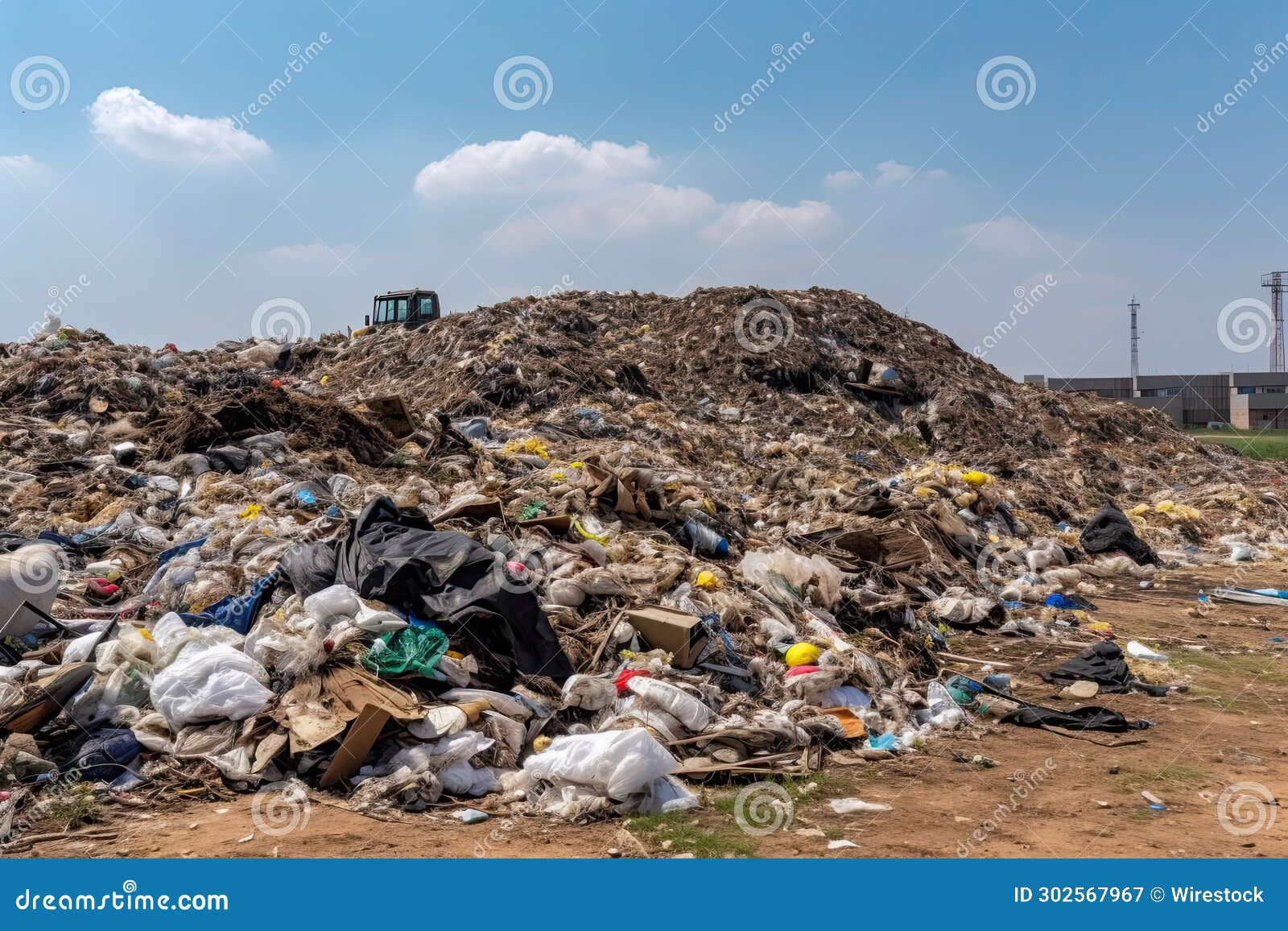 AI Generated Pile of Garbage Dump on Land Stock Illustration ... AI Generated Pile of Garbage Dump on Land Stock Illustration ...