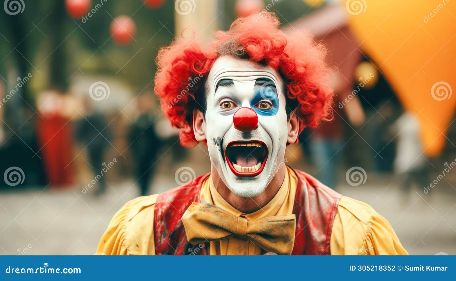 AI Generated Playful Clown Expressions Whimsical Comedy with Funny ...