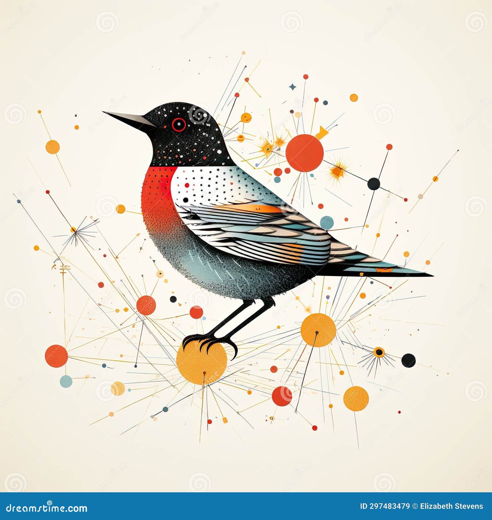 Just your basic bird stock illustration. Illustration of blue - 297483479