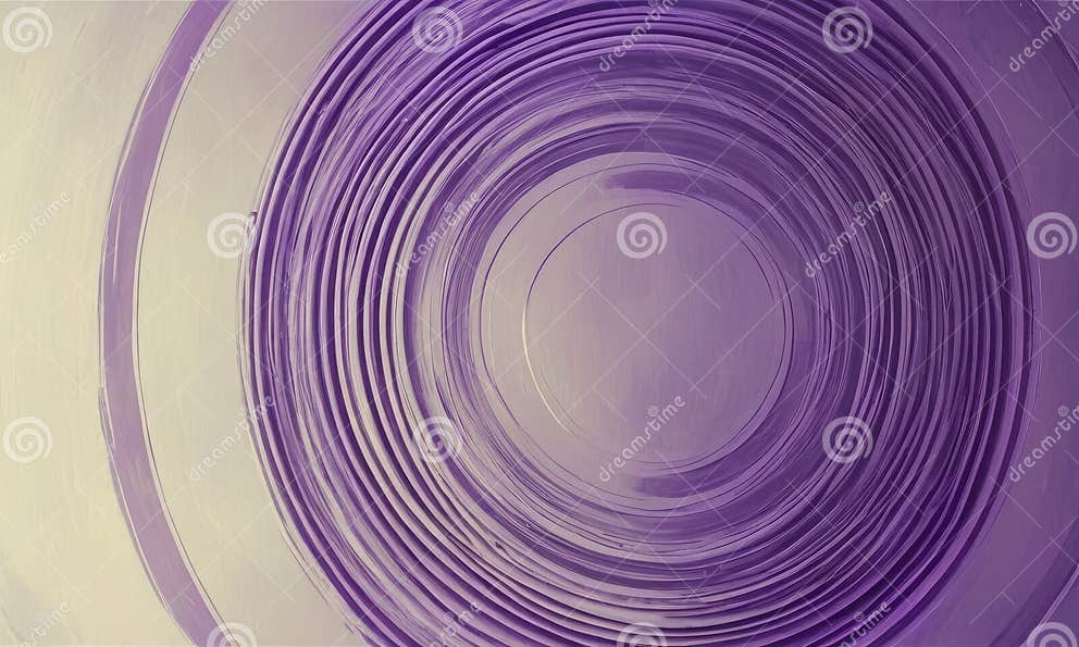 A Purple Circle is Shown in the Image, with a White Background. Stock ...