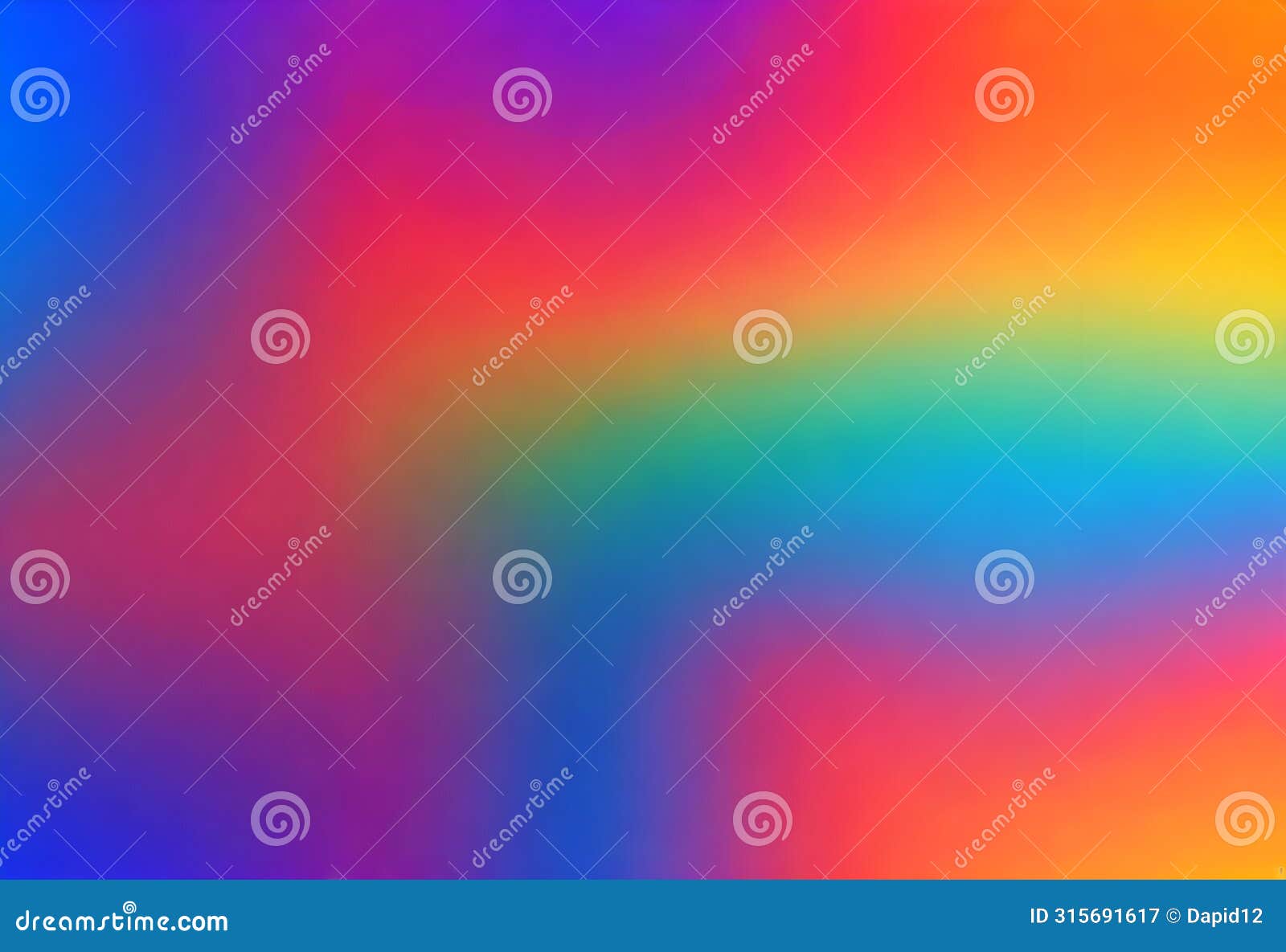 A Rainbow Colored Screen with a Rainbow Pattern on it Stock Vector ...