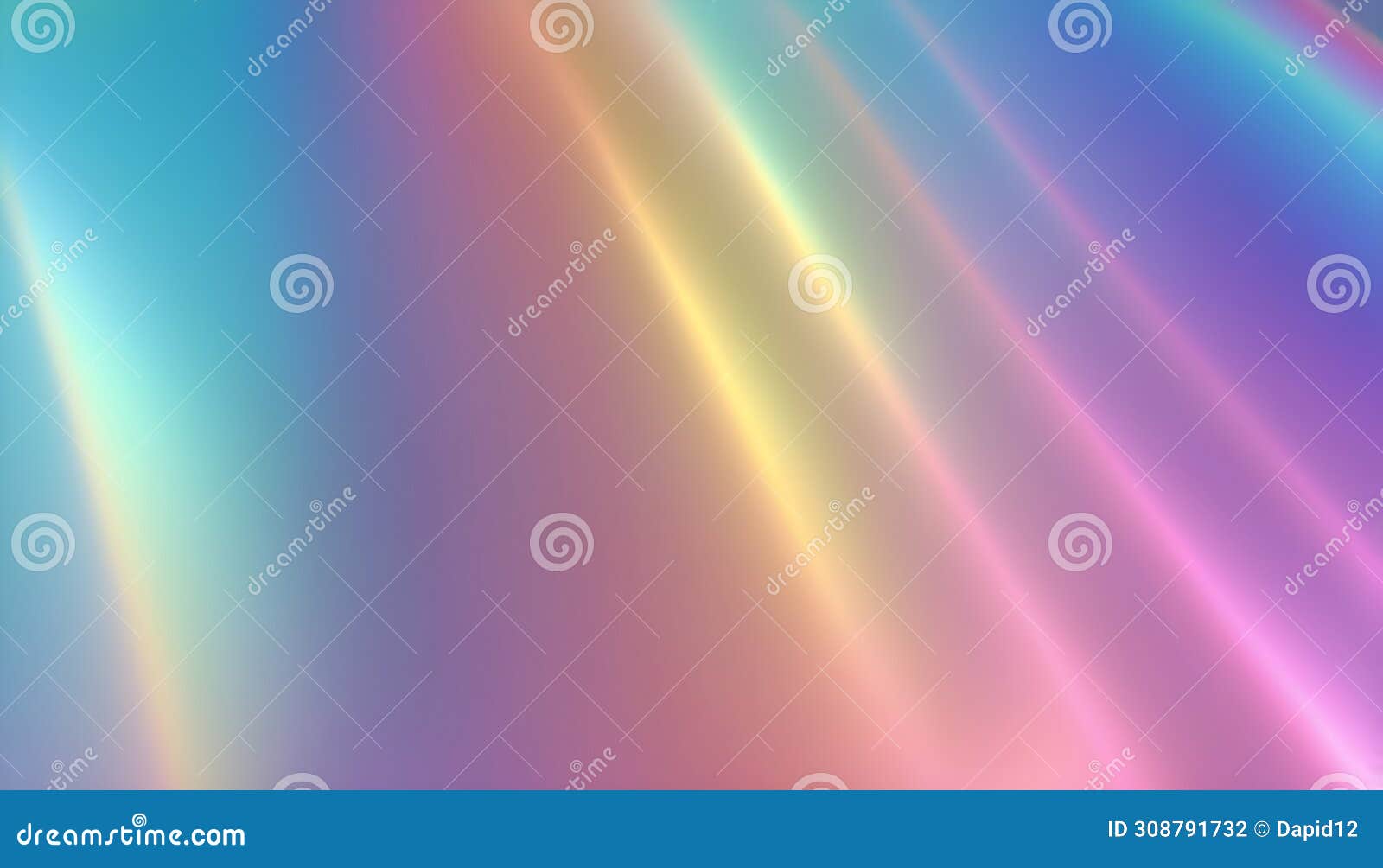 Rainbow Holographic Background with a Rainbow Light Rays Stock ...
