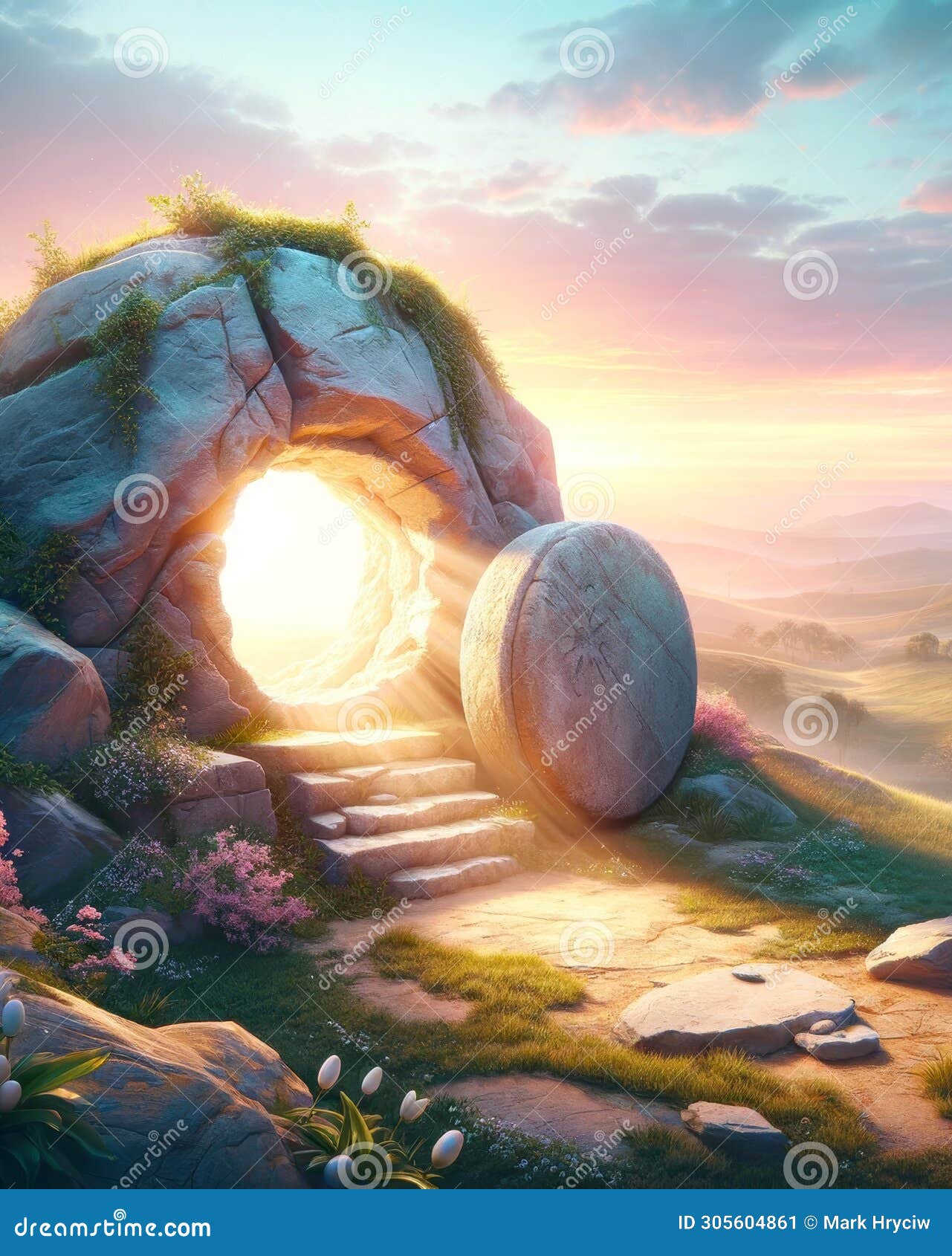 Easter Morning Empty Tomb Salvation Sacrifice Crucifixion Jesus Sunday ...