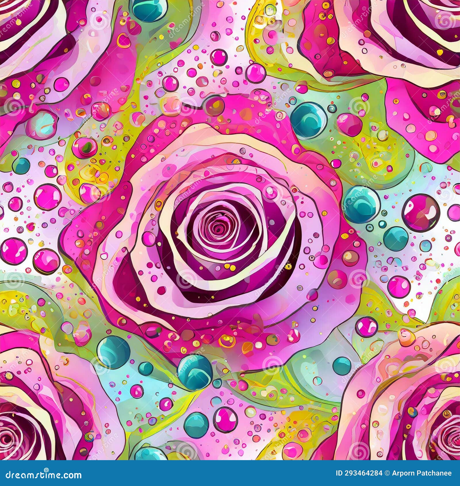 AI Generated Rose Seamless: Beautiful Seamless Patterns Featuring Roses ...