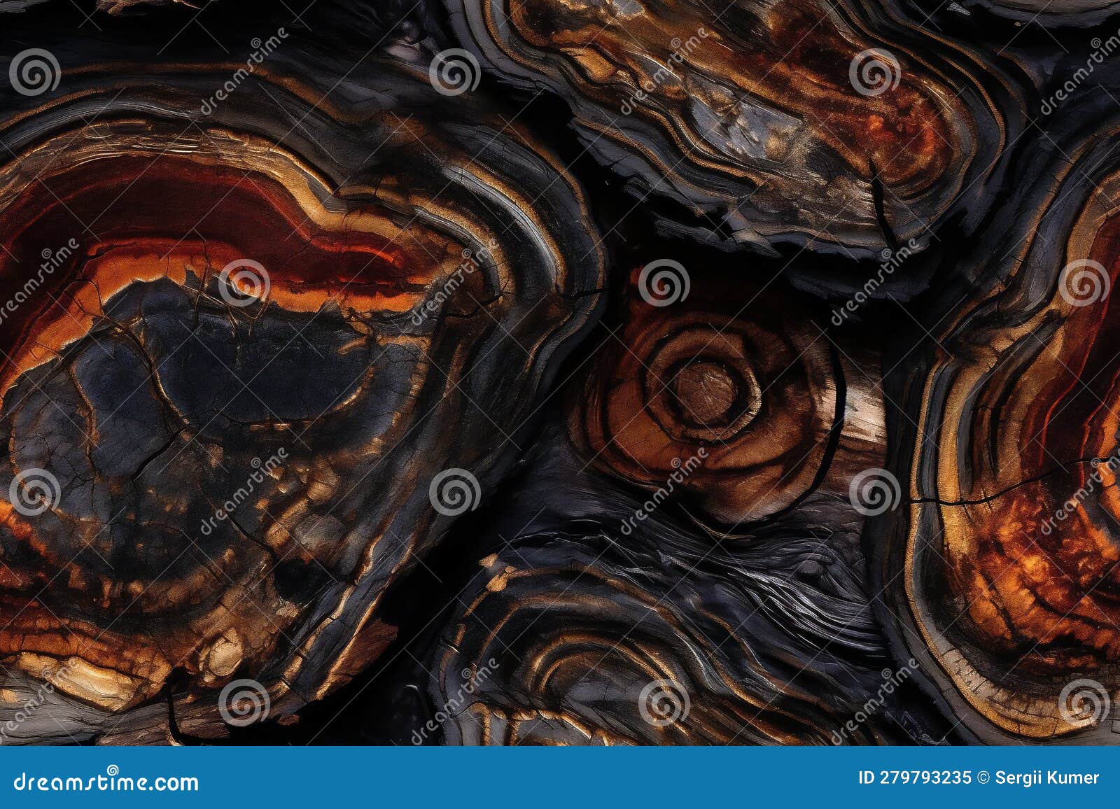 Obsidian Mineral Texture Seamless Pattern. AI Generated. Royalty-Free ...