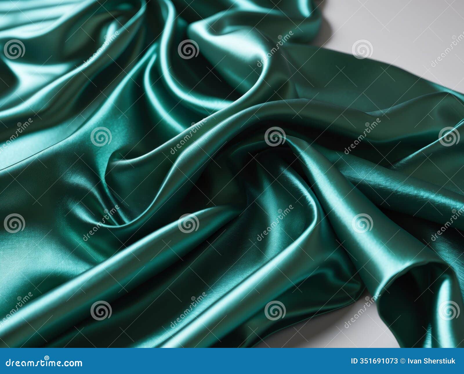 Silky Shiny Fabric Texture in Deep Emerald Green Stock Image - Image of zoomed, gilded: 351691073