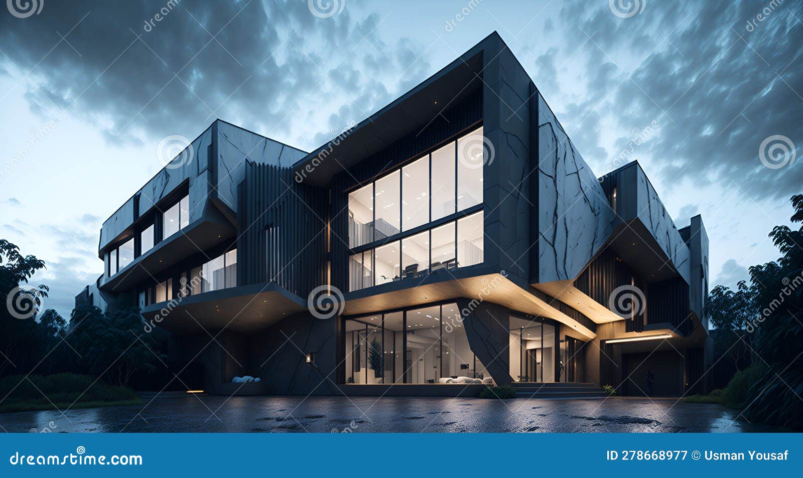 Ai Generated Skyscraper with a Modern Architectural Design and Numerous ...