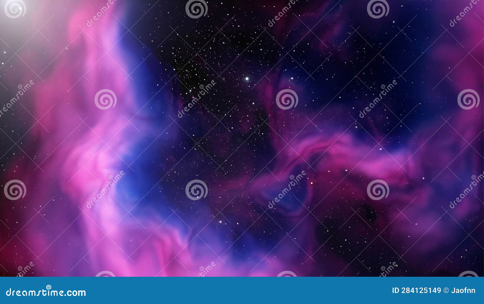 AI Generated, Space Background with Nebula and Stars. Collage. 3D ...