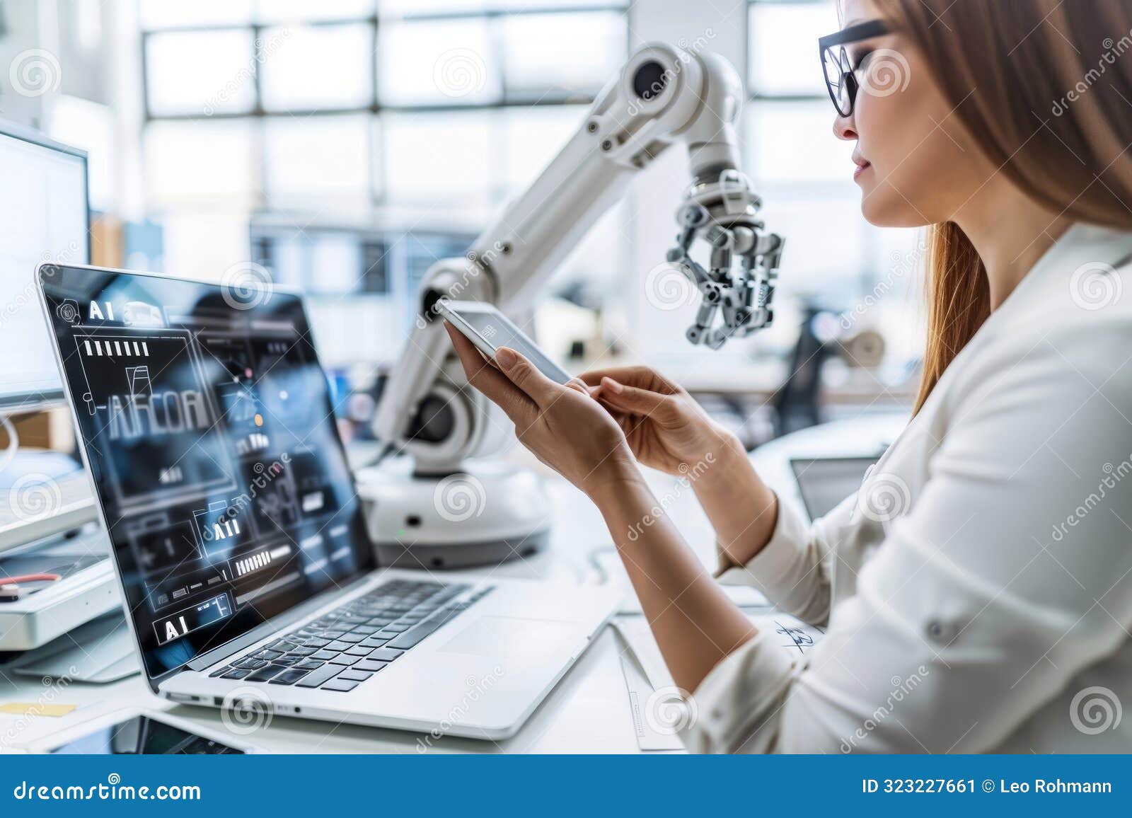State of the Art Robotic Arm in a Clean Data Center, Optimizing Network ... State of the Art Robotic Arm in a Clean Data Center, Optimizing Network ...