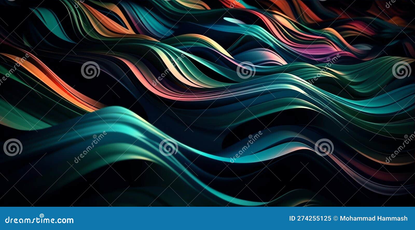 Focused 3D Wallpaper, Made with Generative AI Stock Illustration ...