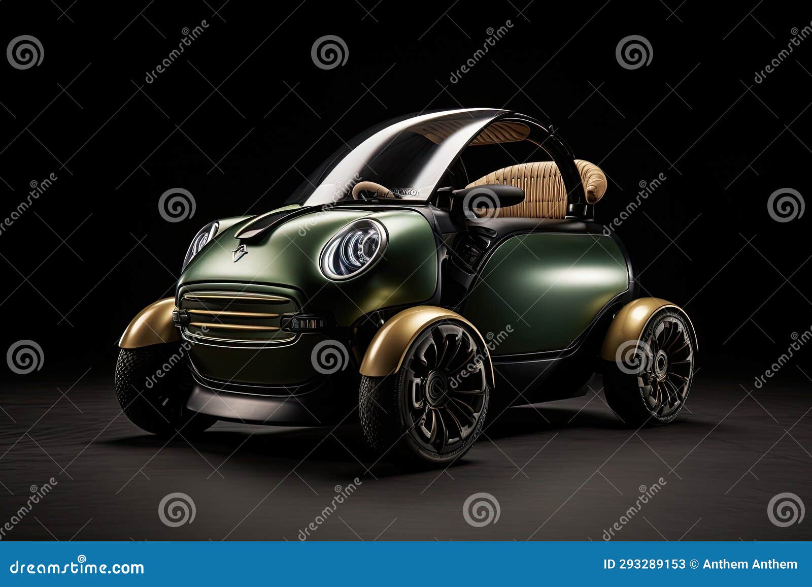 Mini Mobility Introduces a Perfect Three-Wheel Mini Car Stock Image ...