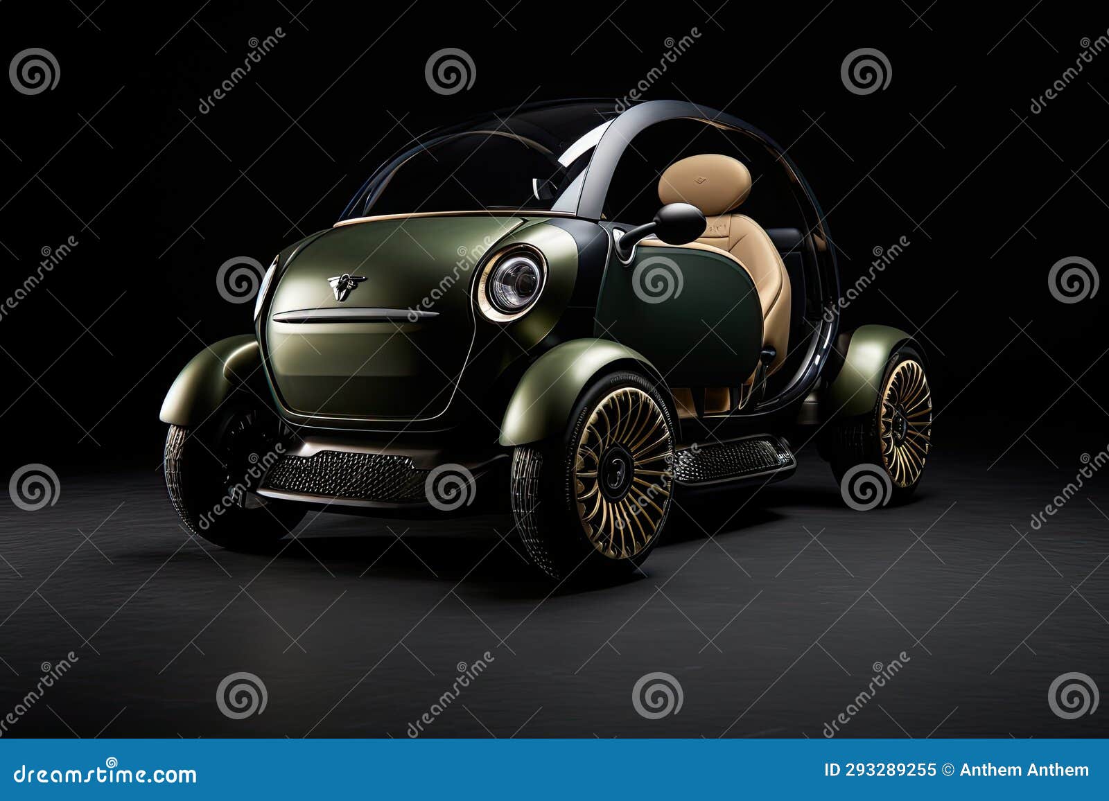 Mini Mobility Introduces a Perfect Three-Wheel Mini Car Stock Image ...