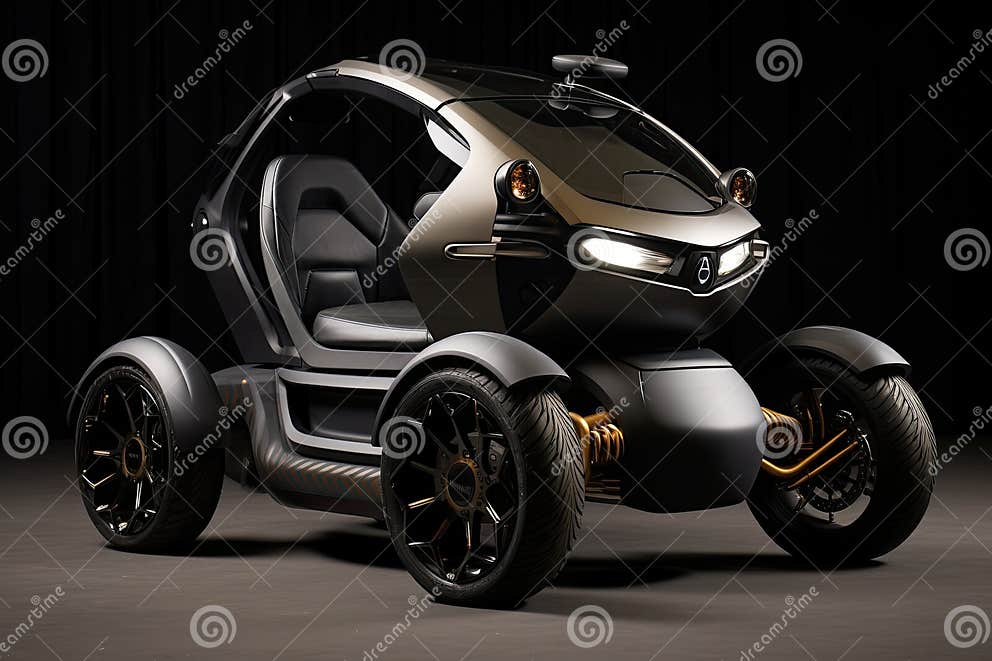Mini Mobility Introduces a Perfect Three-Wheel Mini Car Stock Photo ...