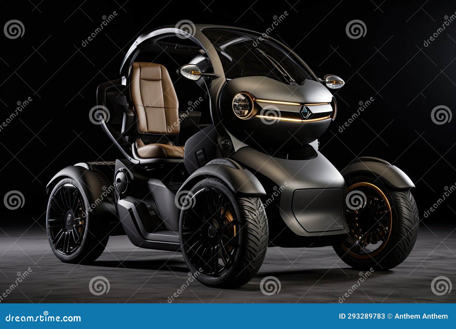 Mini Mobility Introduces a Perfect Three-Wheel Mini Car Stock Image ...
