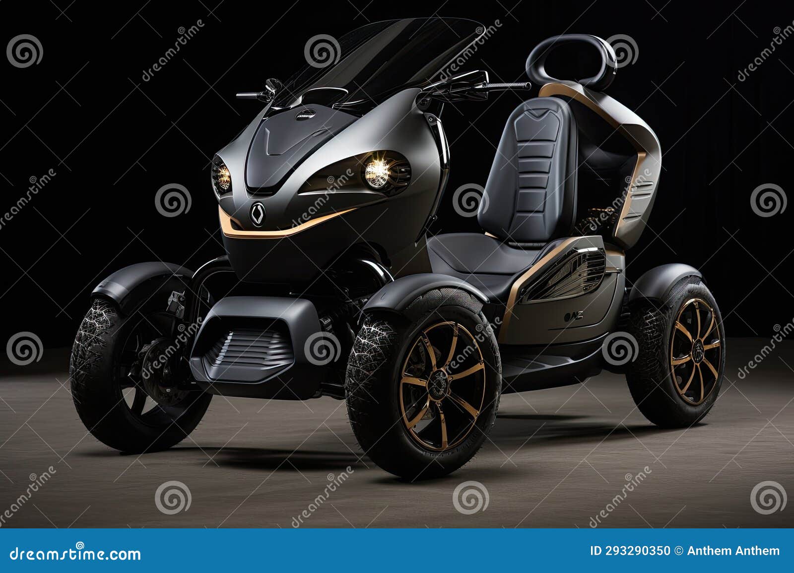 Mini Mobility Introduces a Perfect Three-Wheel Mini Car Stock Photo ...