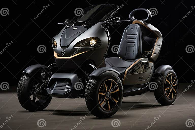 Mini Mobility Introduces a Perfect Three-Wheel Mini Car Stock Photo ...