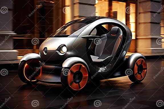 Mini Mobility Introduces a Perfect Three-Wheel Mini Car Stock Photo ...