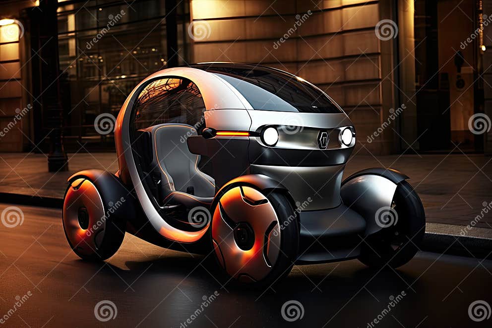 Mini Mobility Introduces a Perfect Three-Wheel Mini Car Stock Photo ...