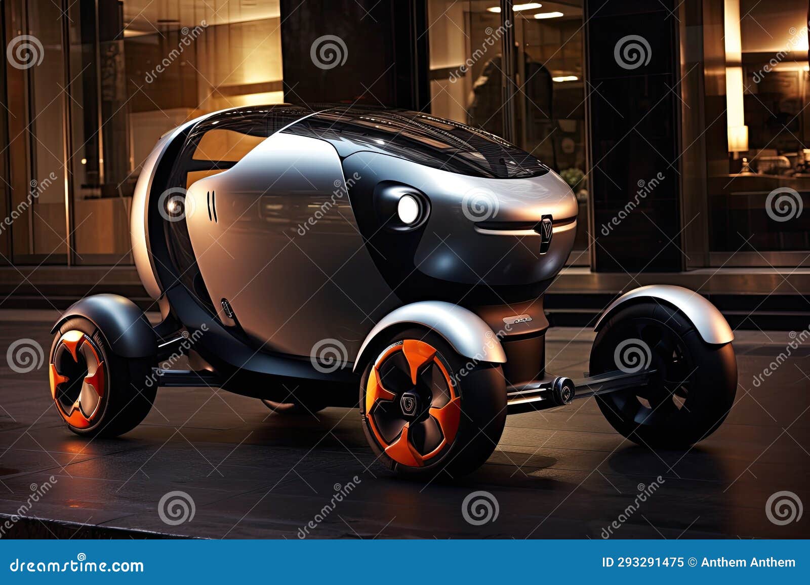 Mini Mobility Introduces a Perfect Three-Wheel Mini Car Stock Image ...
