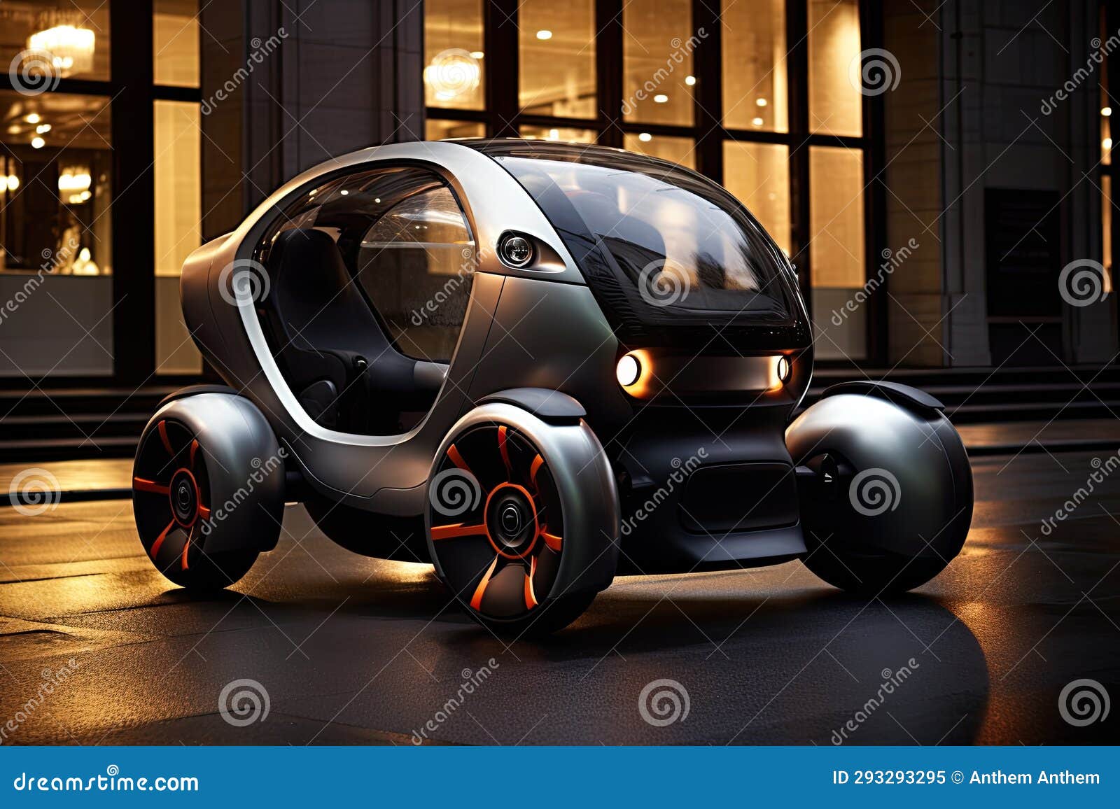 Mini Mobility Introduces a Perfect Three-Wheel Mini Car Stock Image ...