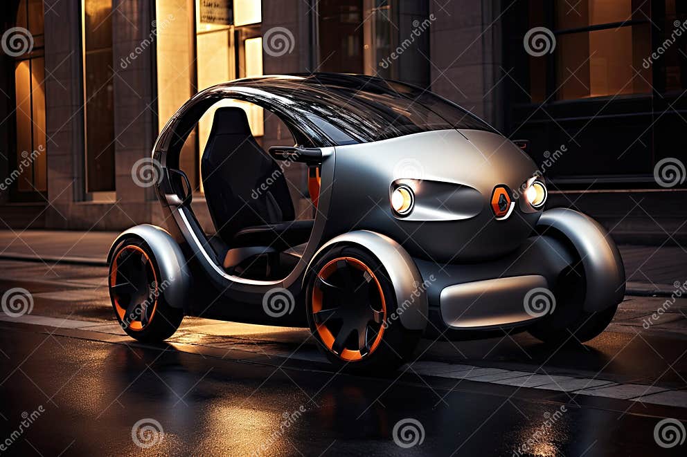 Mini Mobility Introduces a Perfect Three-Wheel Mini Car Stock Photo ...