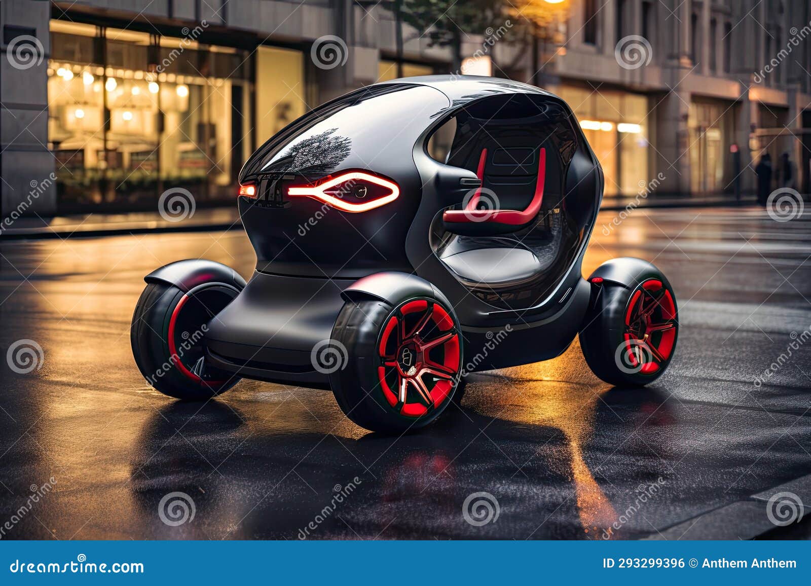 Mini Mobility Introduces a Perfect Three-Wheel Mini Car Stock Photo ...