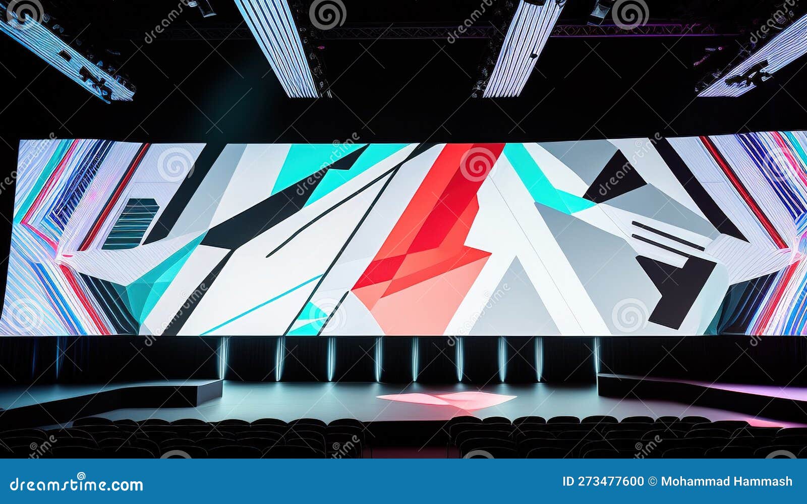 Innovative Tech Conference Backdrop, Made with Generative AI Stock ...