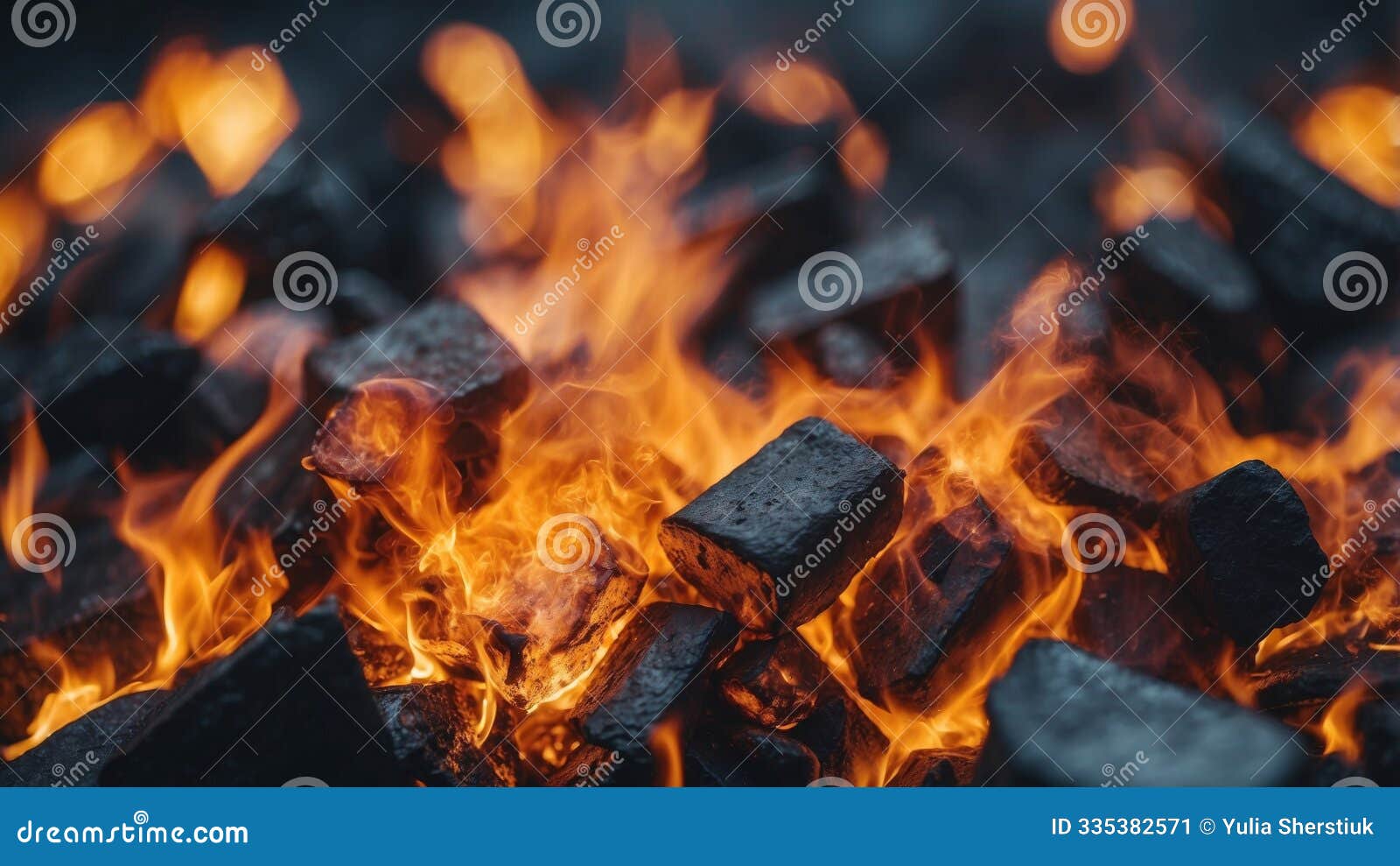Type of Fire when Burning Waste in a Landfill. Stock Image - Image of ...