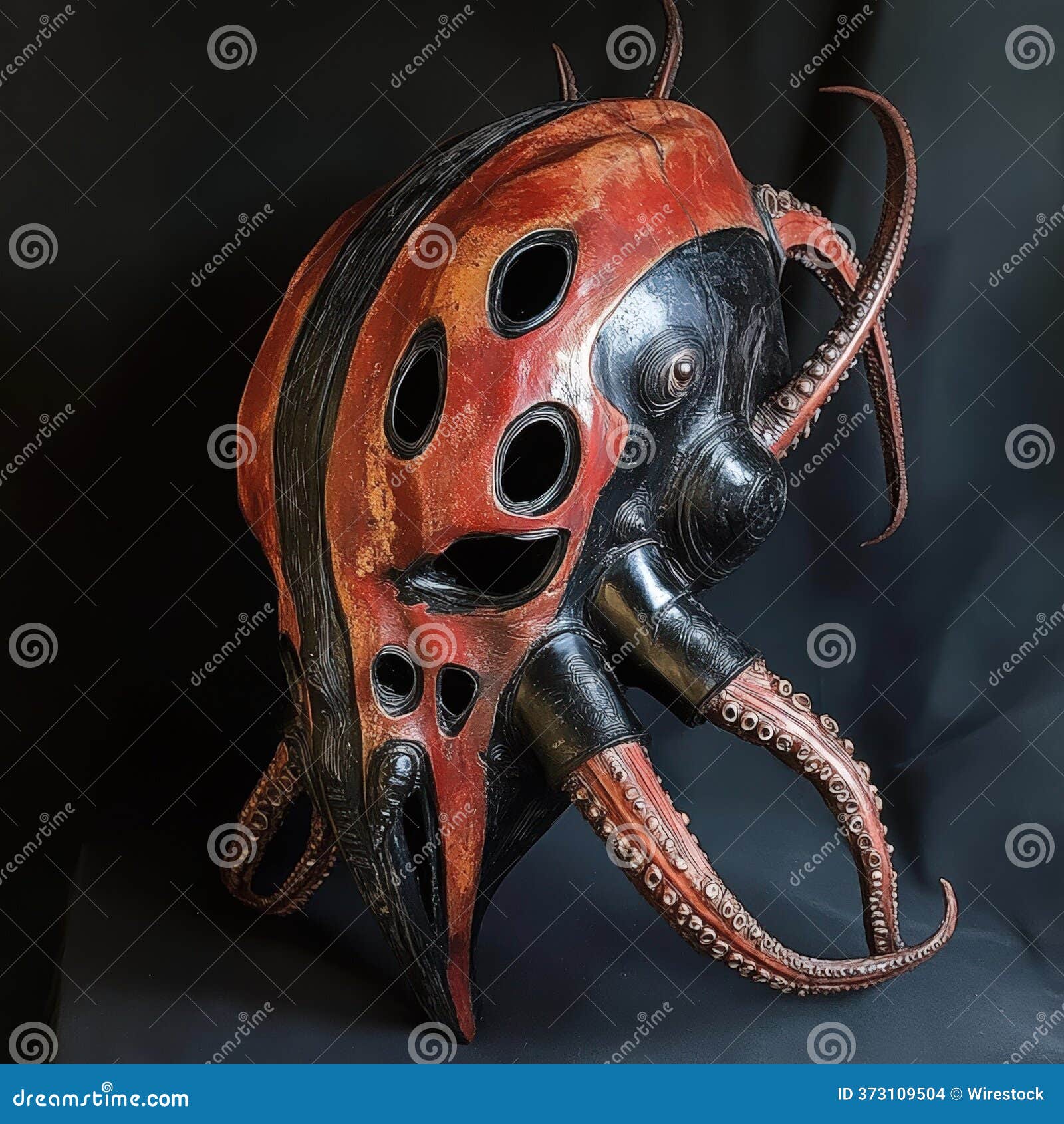 Ladybug Mask, Ladybird Carnival Masque Template For Kids, Vector ...