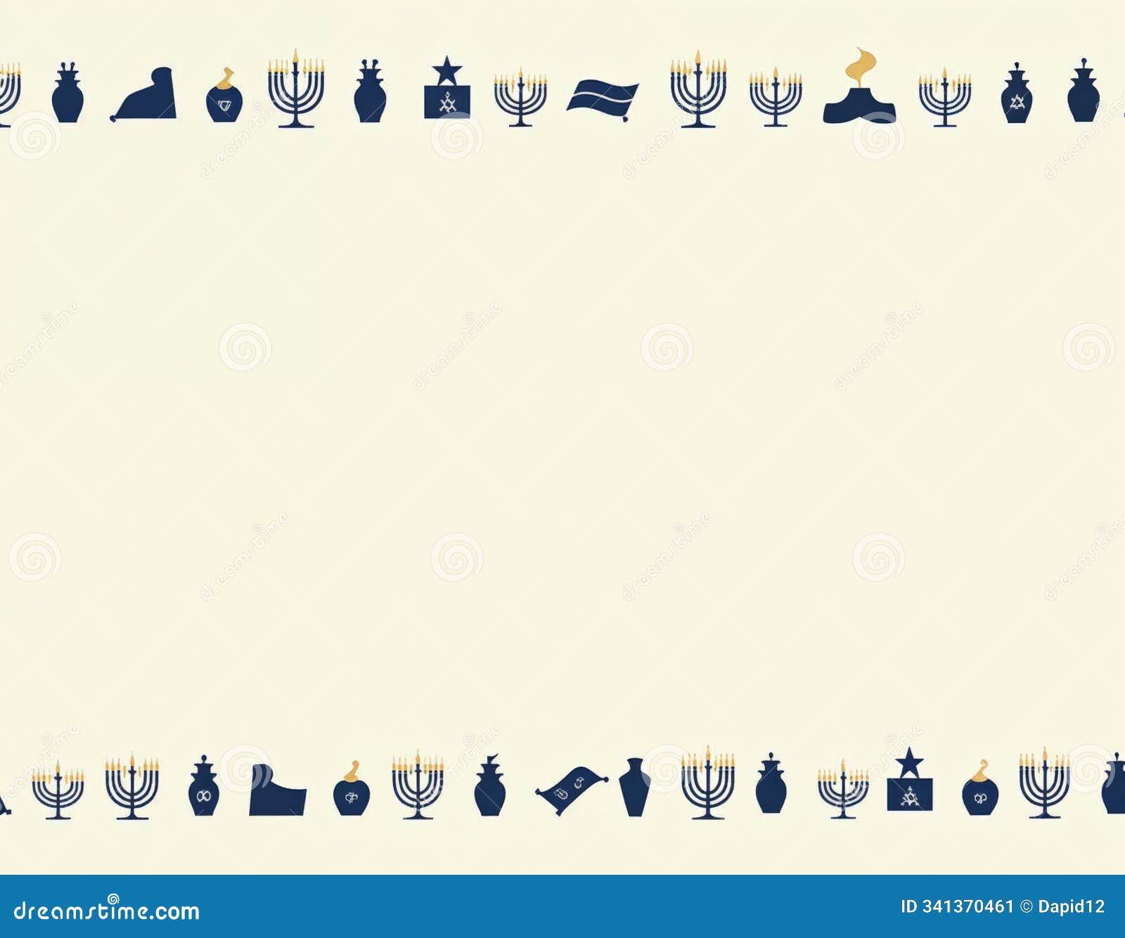 A Vector Collection of Menorah and Dreidels with Torah Scrolls and ...