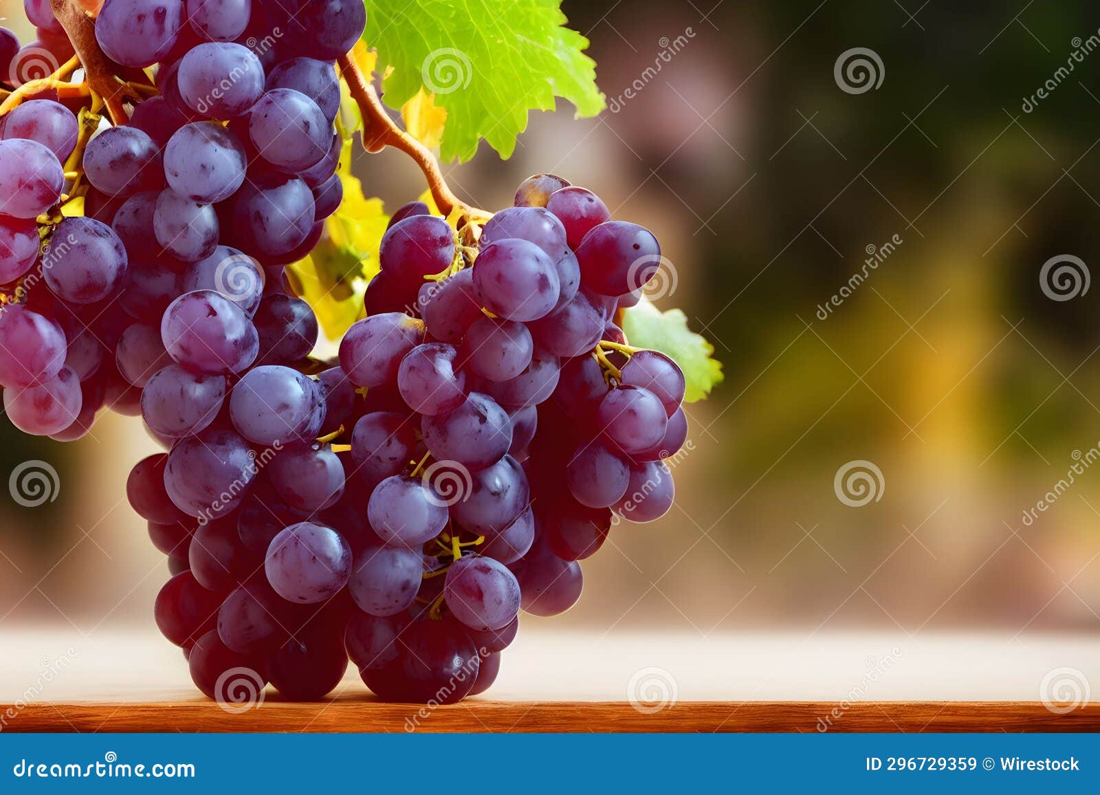 AI-generated View of Grape on the Vine Stock Illustration ...