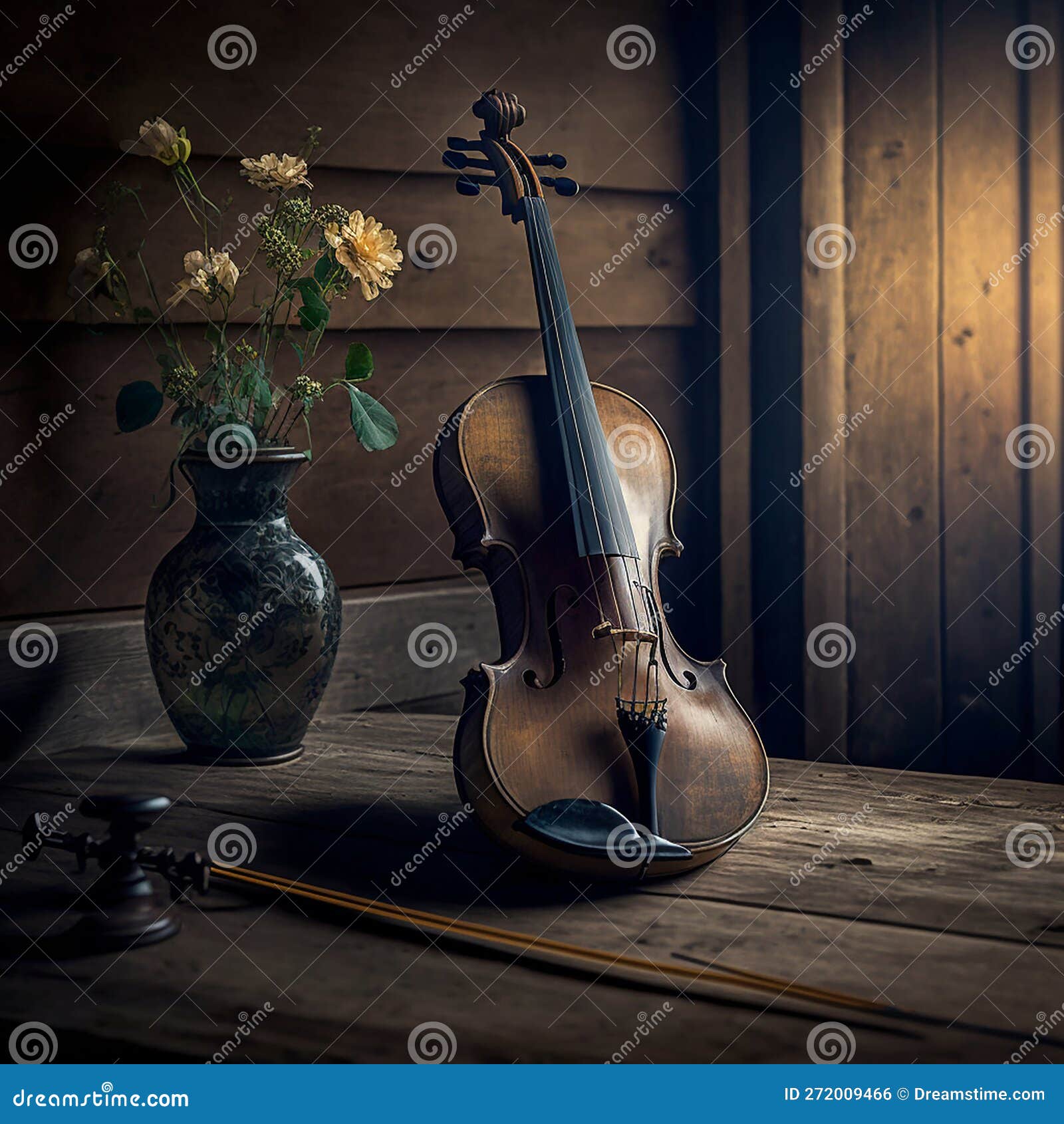 AI generated violin stock illustration. Illustration of orchestral ...
