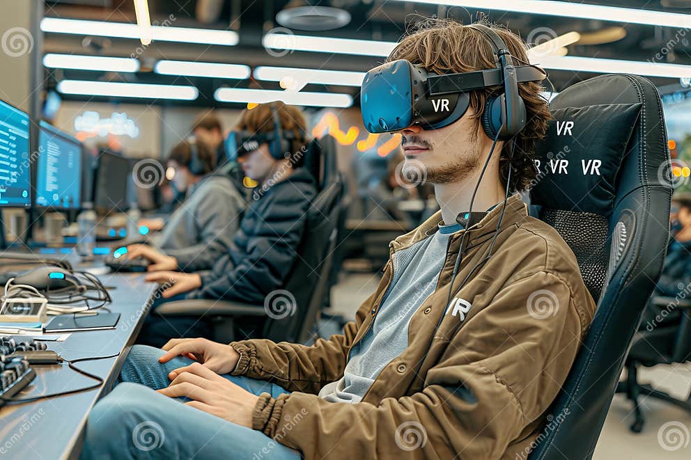 VR in a Collaborative Workspace, Showcasing the Use of Advanced Virtual Reality Technology in ...